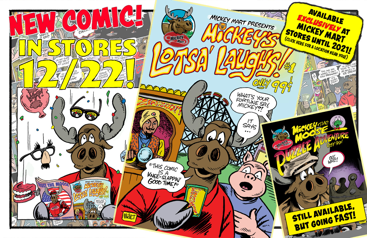 Mickey’s Lotsa’ Laughs #1 – New Mickey the Moose Comic Awesomeness ...