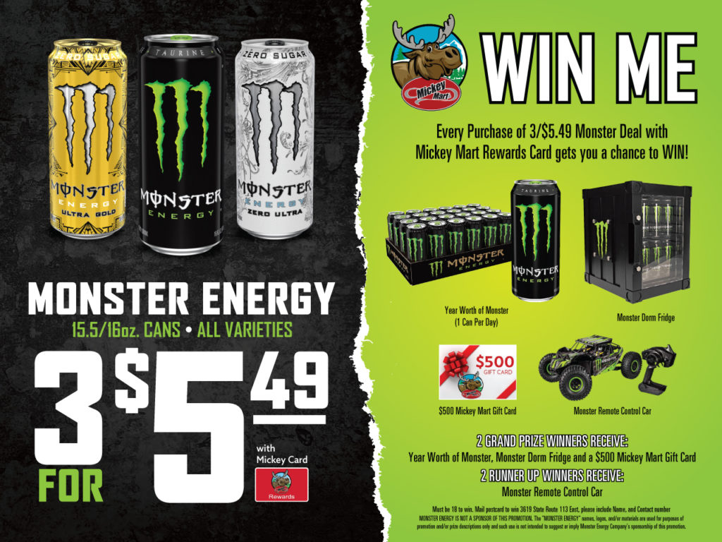 Win 365 Days of Monster at Mickey Mart | The Coles Group